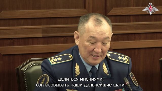 Министр обороны РФ Андрей Белоусов провел переговоры с министром обороны Казахстана Дауреном Косанов