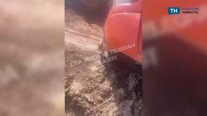 В Тульской области перевернулся КамАЗ