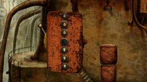 Часть 36 Прохождение игры Machinarium от Bak2ser Общаемся с роболеди, просим зонтик, а она собаку