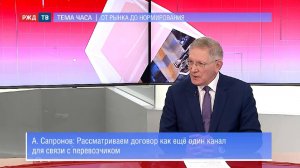 От рынка до нормирования || ТЕМА ЧАСА | РЖД ТВ