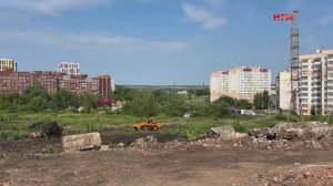 На Солнечной активно идёт строительство парка