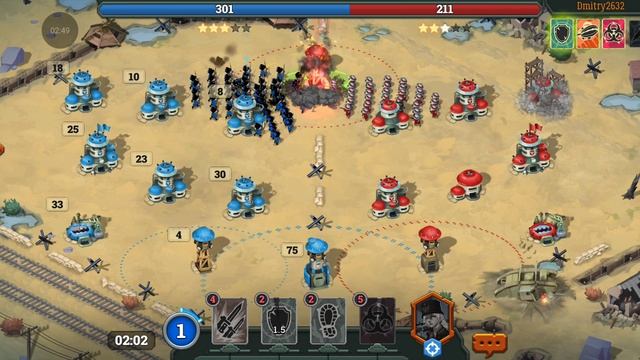 четвёртая победа подряд Bunker wars