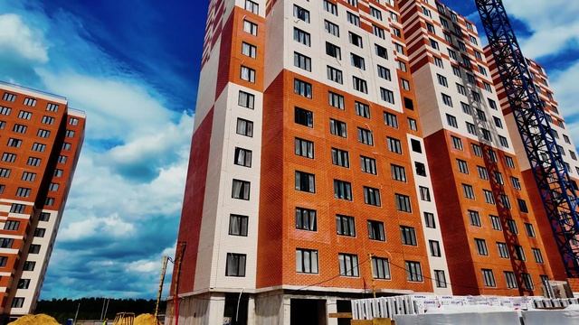 ЖК «Новая Алексеевская роща» — съёмка с воздуха июнь 2025