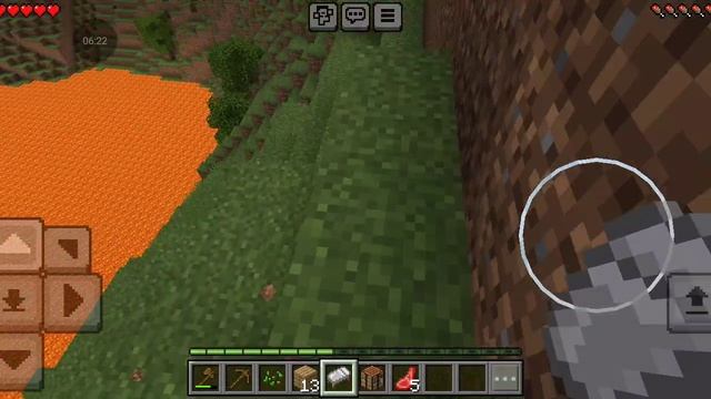 выживаю на карте с вулканом 1чясть