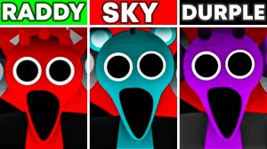 Incredibox Невероятный, но полный веселья Этап 1 (Радди) против Фазы 2 (Небо) против фазы 3 (Дурпл)