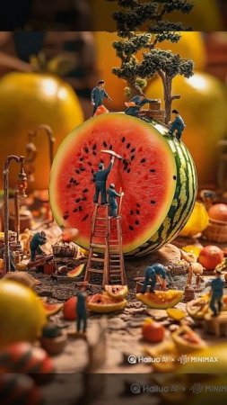 🍎 МИКРОЛЮДИ В ФРУКТОВОМ КОРОЛЕВСТВЕ: УДИВИТЕЛЬНОЕ ФЭНТЕЗИ-ПУТЕШЕСТВИЕ! 🍇