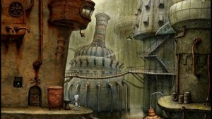 Часть 41 Прохождение игры Machinarium от Bak2ser Отдаем робособаку роболеди, получаем зонт