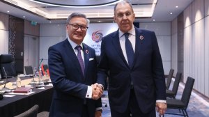 С.Лавров и Т.Фомвихан, Куала-Лумпур, 10 июля 2025 года