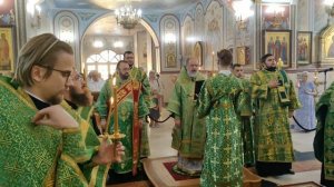 В канун дня памяти Сергия и Германа Валаамских богослужение совершил Преосвященнейший епископ Герман