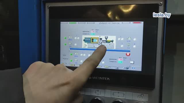 Термопластавтомат Кнопки управления HMI