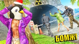 Бомж нашел секретный бункер военных в гта 5 ! выживание бомжа в gta 5 online #6