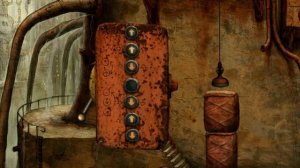 Часть 38 Прохождение игры Machinarium от Bak2ser Решаем загадку, включаем магнит, двигаем 1 ящик