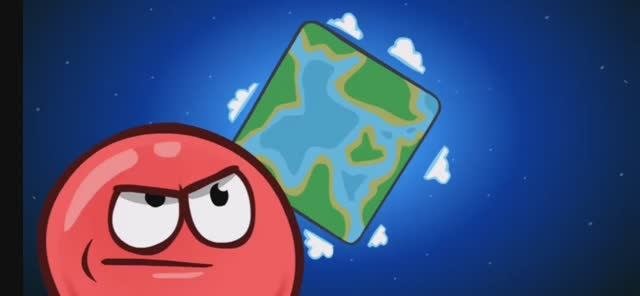 Злой квадрат сделал Землю квадратной в Red ball 4!