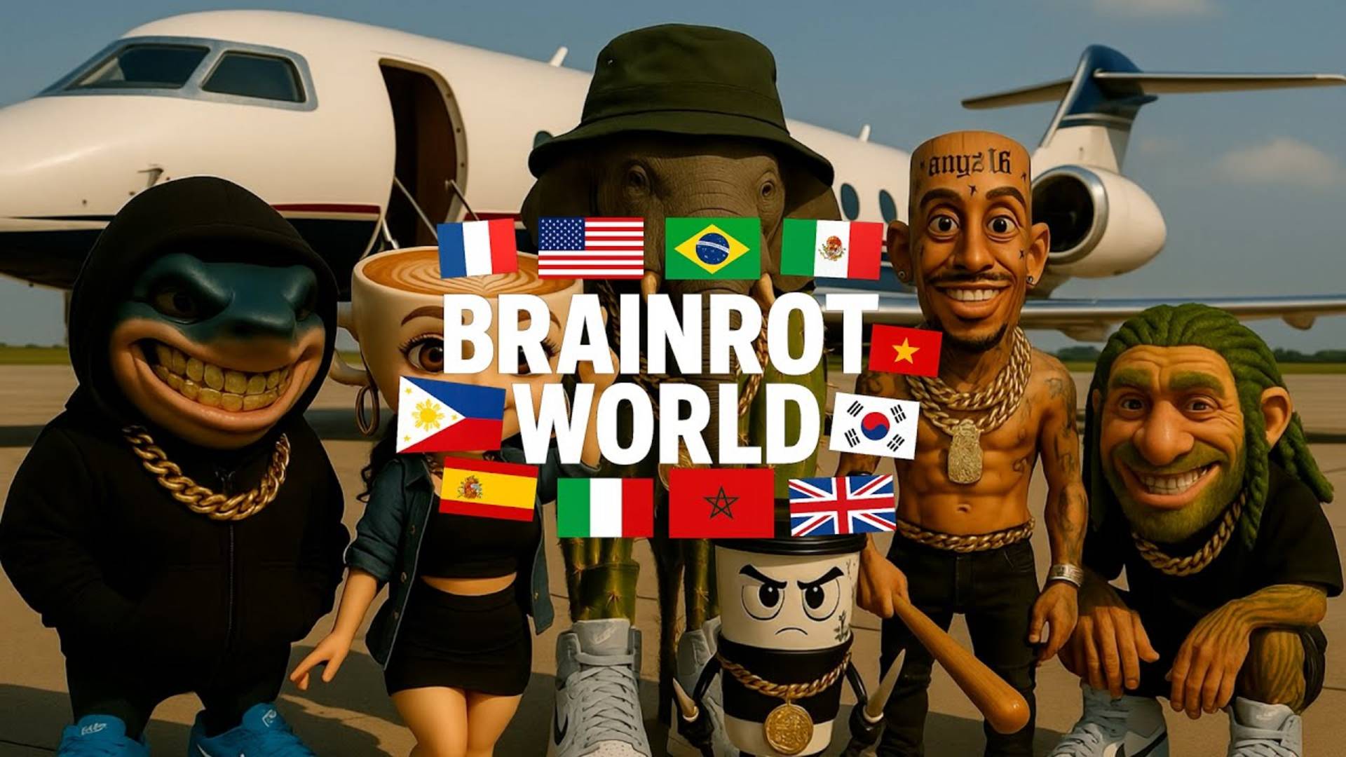 "Лайк Ева: Итальянские Мемы – Brainrot Worl против Brainrot путешествия по миру!!!!
