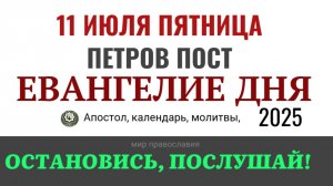 11 июля пятница Евангелие дня 2025 с толкованием #евангелие (1)