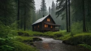 Звуки дождя и грома для сна. 99% мгновенно засыпают с Шум Дождя и грома по Крыше в туманном лесу