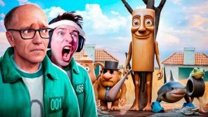 ИТАЛЬЯНСКИЕ МЕМЫ ОХОТЯТСЯ НА НАС в ИГРЕ В КАЛЬМАРА в VR! АНАТОХИЧ и ДРЫНДА В Garry's Mod