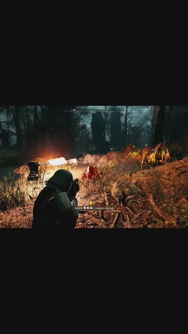 Helldivers 2 fight with mosquitoes