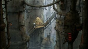Часть 42 Прохождение игры Machinarium от Bak2ser Проходим под потоком, поднимаемся по лестницам на