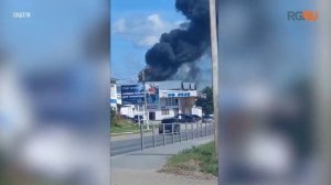 Колония "Белый лебедь" загорелась в Соликамске