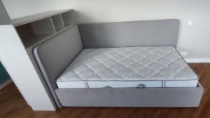Угловая кровать для детей односпальная - Бруни