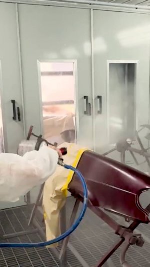 Переход по базе и лаку, курсы автомаляра ОНБ