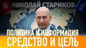Политика и Информация. Средство и цель