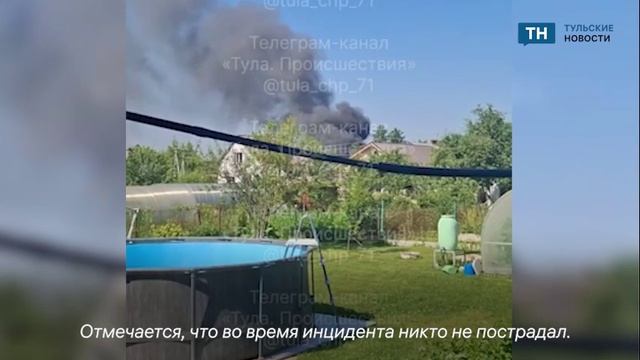 Спасатели ликвидировали пожар в Заокском за 20 минут