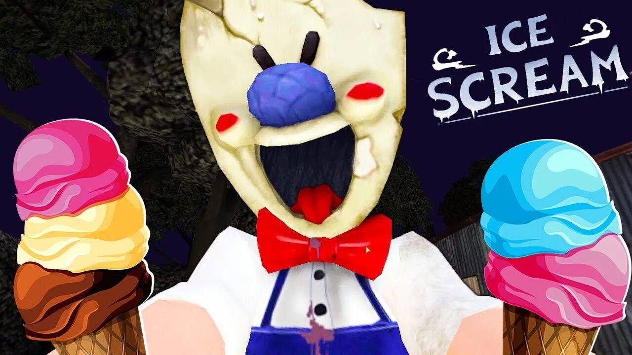 ПОЛНОЕ ПРОХОЖДЕНИЕ Хоррор игры про Злого Мороженщика Рода. Ice Scream.🍦🍦🍦