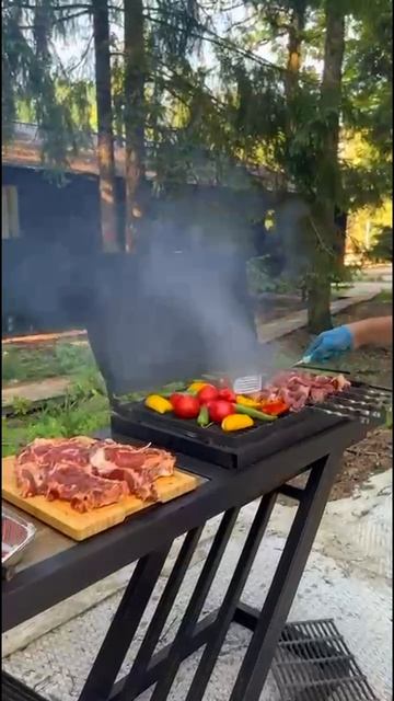 Мангал для строительной компании на корпоратив