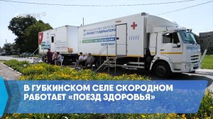 В губкинском селе Скородном работает «Поезд здоровья»