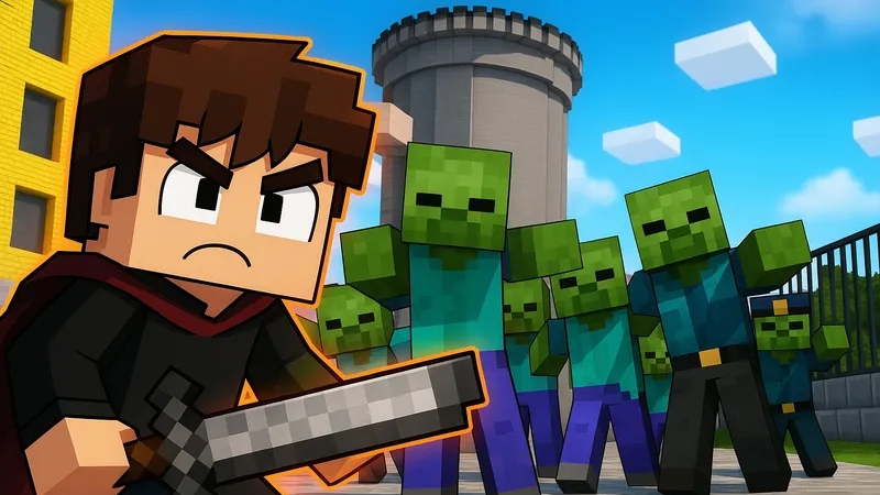 Майнкрафт Сериал Зомби Апокалипсис 1 серия 1 сезон