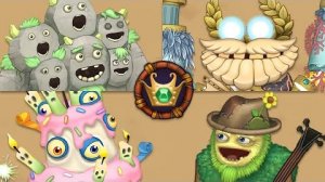 Остров Золота - Все Монстры, Песни и Анимации (My Singing Monsters, Мои Поющие Монстры)