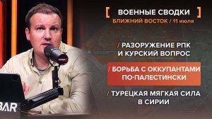 Разоружение РПК и курский вопрос. Борьба с оккупантами по-палестински. Турецкая мягкая сила в Сирии