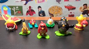 ANGRY BIRDS из Киндер-Сюрпризов \ Обзор коллекции 2015 - 2016 годов!