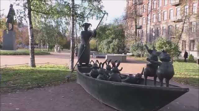 Дед Мазай и зайцы. История скульптуры.