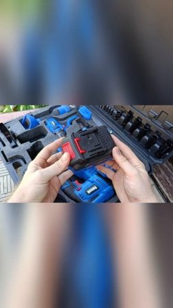 НАБОР инструментов VNIISSOK 4в1 шуруповерт, УШМ, гайковерт, перфоратор