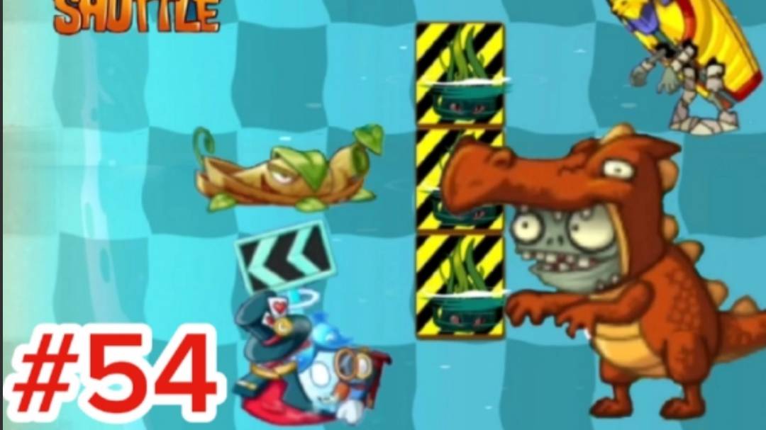 Цель выполнена! Plants vs zombies 2 SHUTTLE #54