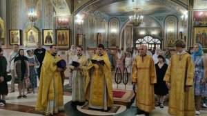 В праздник апостолов Петра и Павла Литургию в соборе совершили священники собора