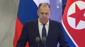 С.Лавров на приеме от имени Министра иностранных дел КНДР Цой Сон Хи, Вонсан, 12 июля 2025 года