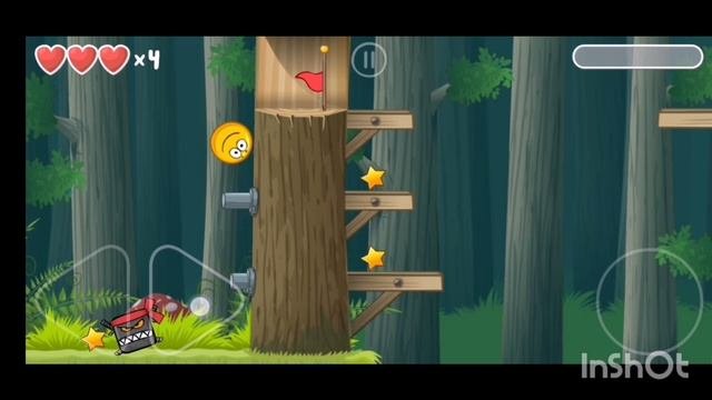 Чёрных квадратов спамится бесконечность бесконечностей в Red ball 4.