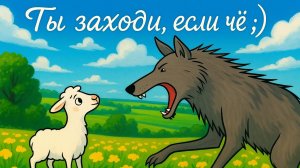 Волк и ягнёнок. Шансон песня - басня на новый лад..