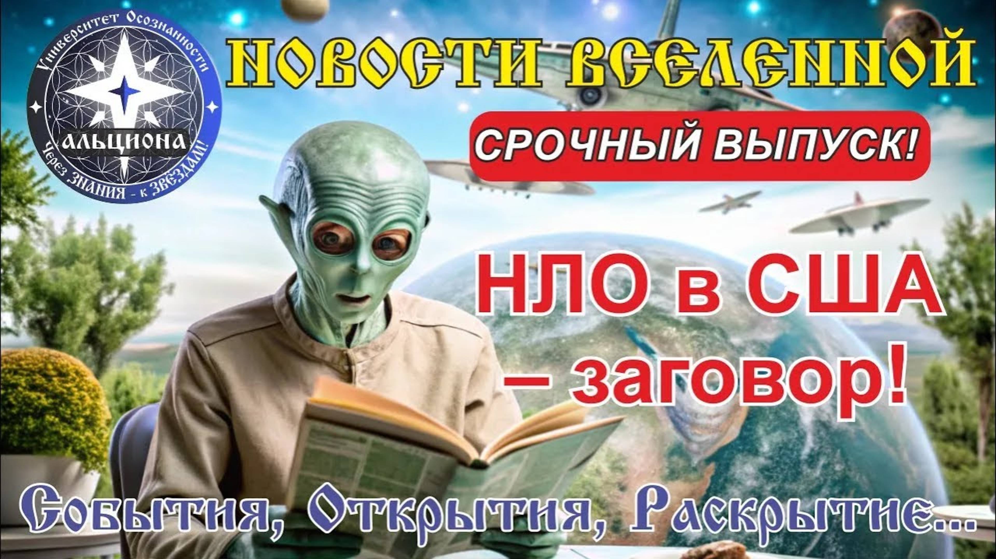 НОВОСТИ ВСЕЛЕННОЙ! Декабрь 2024. НЛО в США - ЗАГОВОР ПРОТИВ ИНОПЛАНЕТЯН!⁉️ (Альциона UniverOS)