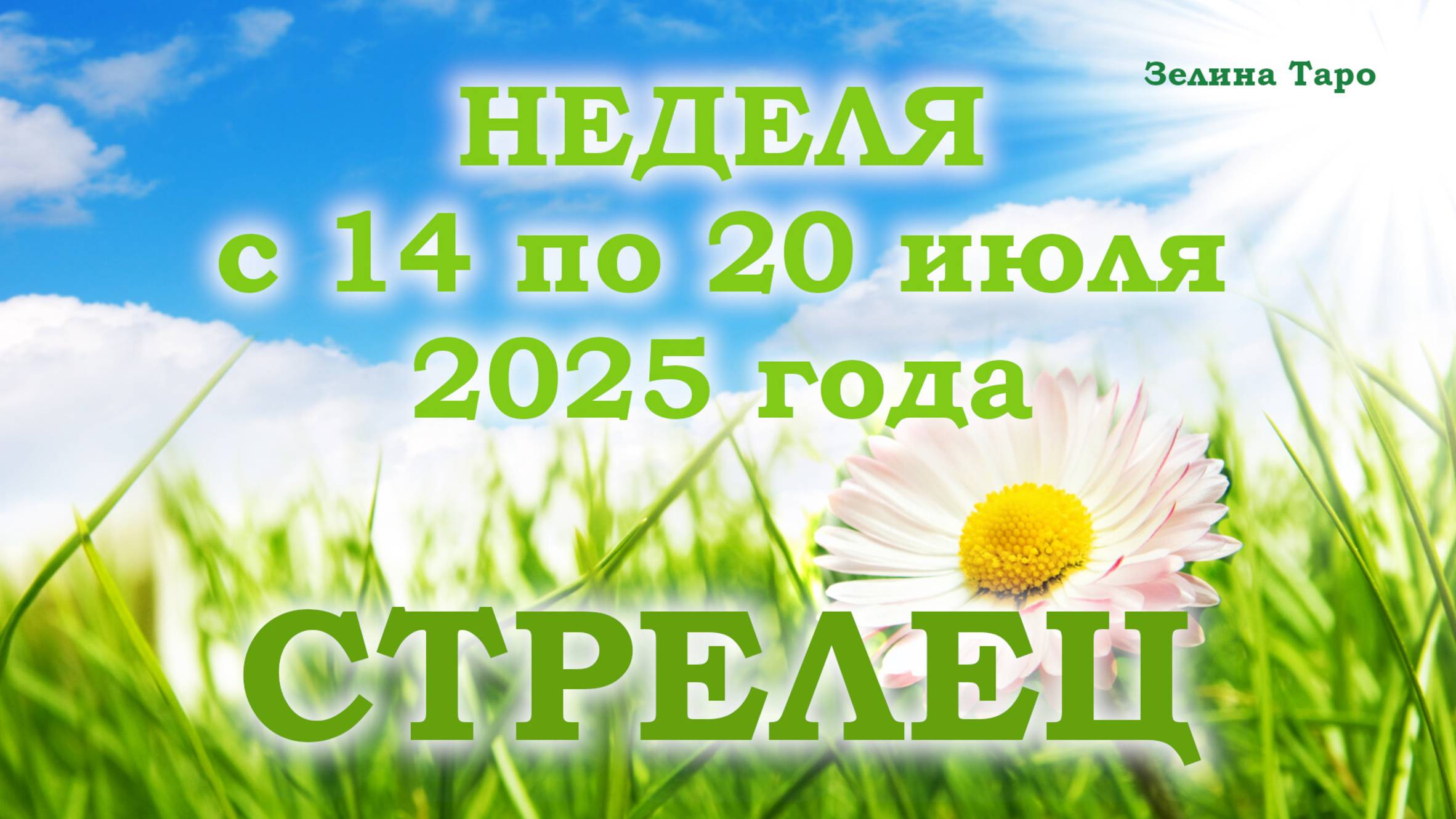 СТРЕЛЕЦ | ТАРО прогноз на неделю с 14 по 20 июля 2025 года