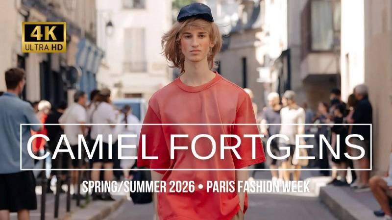 CAMIEL FORTGENS Printemps/Été 2026 : Une Symphonie de Mode et de Son