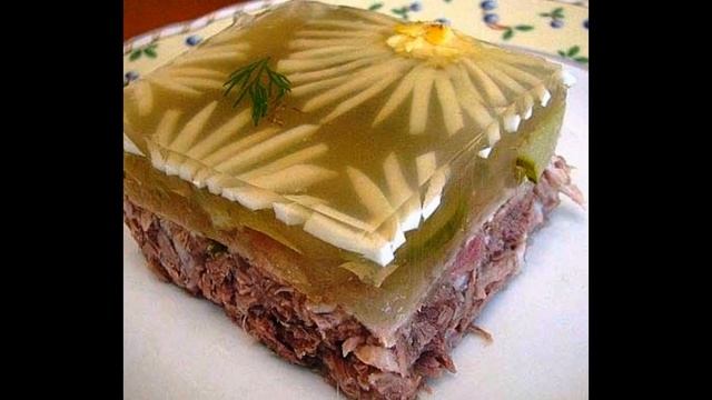 Новогоднее меню! Заливное мясо, заливная рыба, холодец - все заливное!