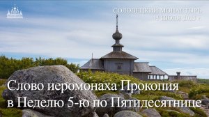 Слово иеромонаха Прокопия в Неделю 5-ю по Пятидесятнице, 2025