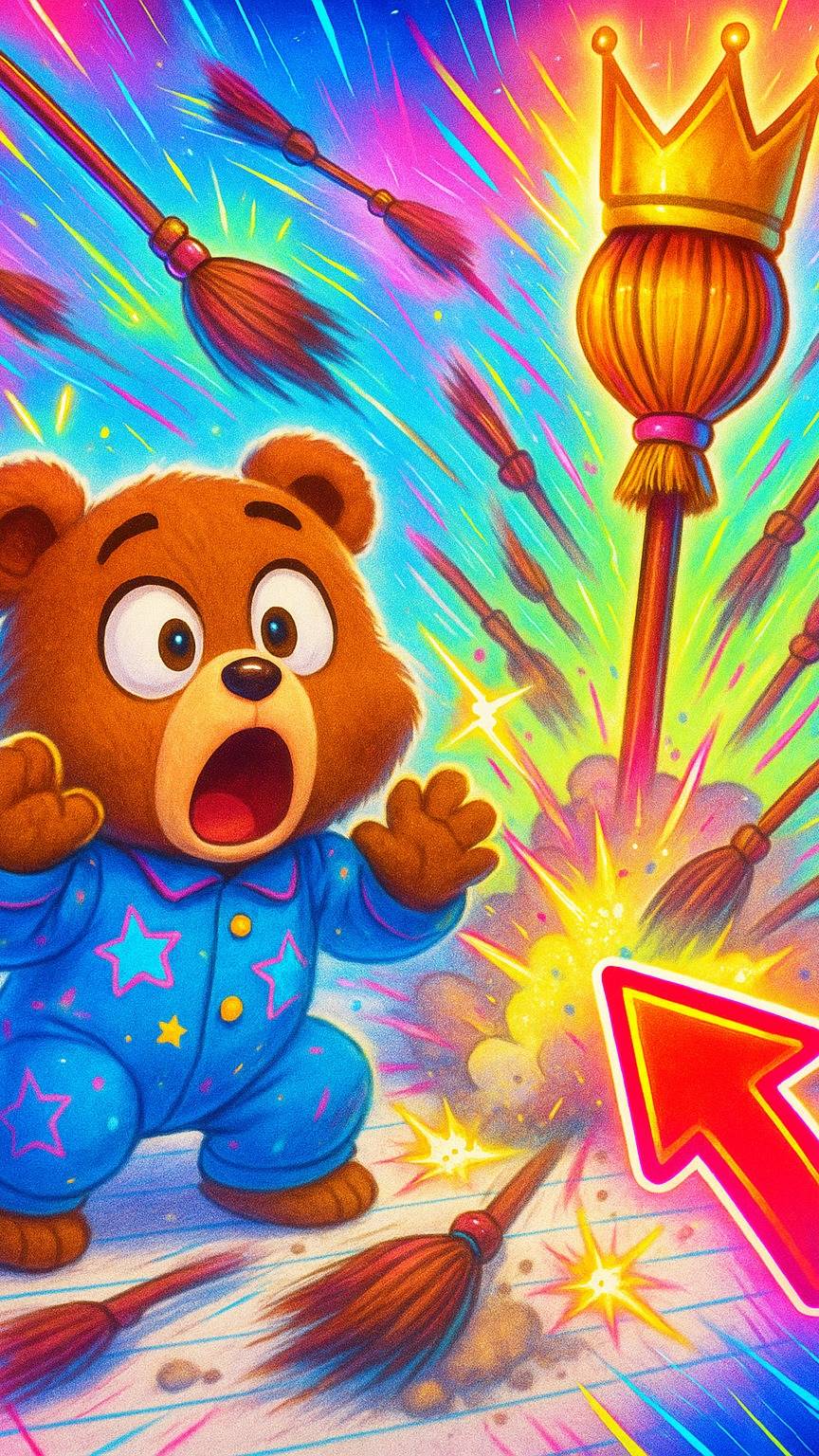 Медвежонок и Взбунтовавшиеся Метлы! 🐻🧹 Детский Мультик про Ответственность