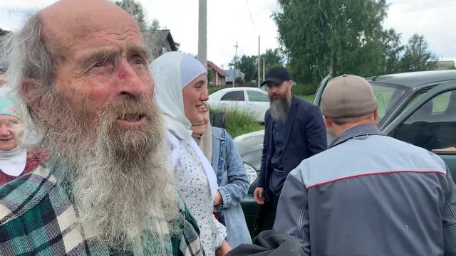 Игнатий Тихонович прощается с братьями и выезжает из Потеряевки. 13.07.2025 Снимал Николай Сироткин