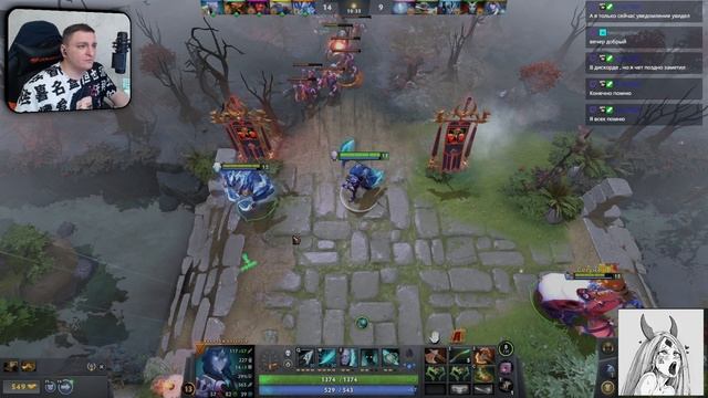 Первый запуск стрима с Dota 2. Трагедия Зерона.